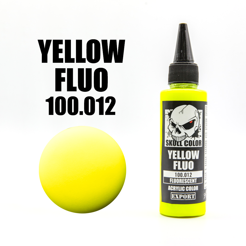 FLUORESCENT Yellow Fluo Skull Color 60ml